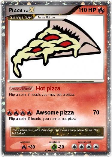 Pokémon Pizza 182 182 - Hot pizza - My Pokemon Card