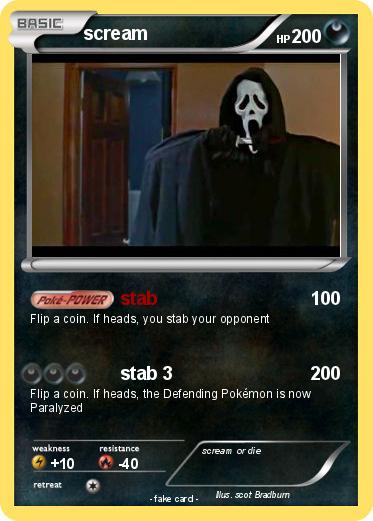 Pokémon scream 430 430 - stab - My Pokemon Card