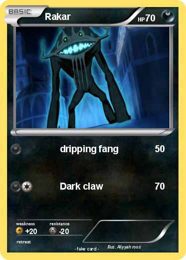 Pokémon Rakar 1 1 - dripping fang - My Pokemon Card