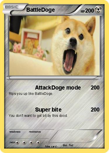 Pokémon BattleDoge - AttackDoge mode - My Pokemon Card