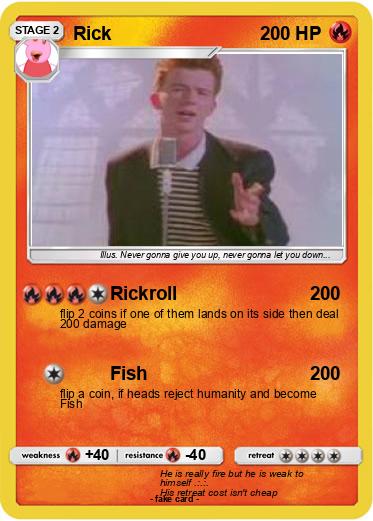 Pokémon Rick 1760 1760 - Rickroll - My Pokemon Card