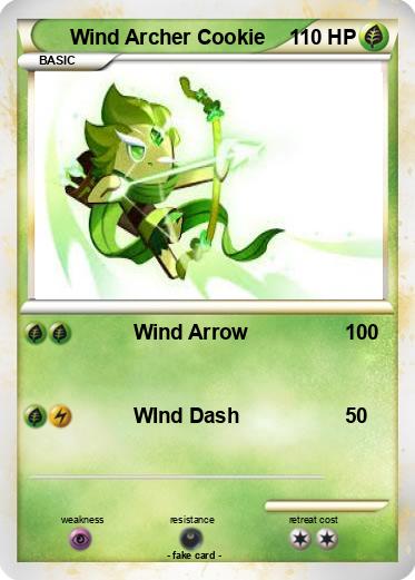 Pokémon Wind Archer Cookie - Wind Arrow - My Pokemon Card