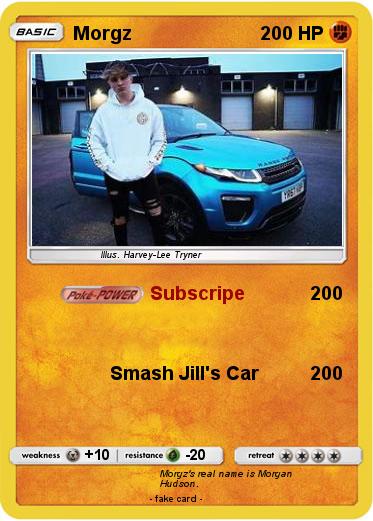 Pokémon Morgz 15 15 - Subscripe - My Pokemon Card