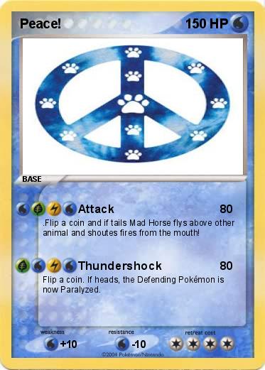 Pokémon Peace 21 21 - Attack - My Pokemon Card