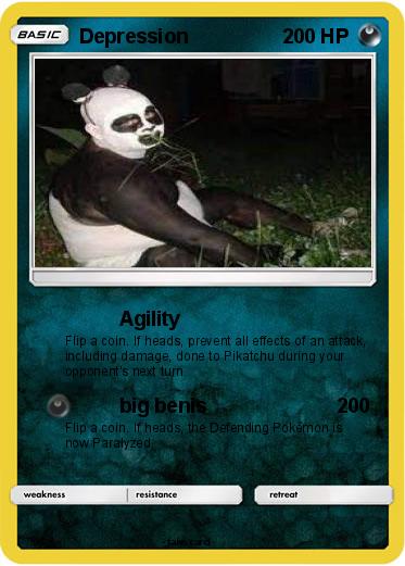 Pokémon Depression 89 89 - Agility - My Pokemon Card