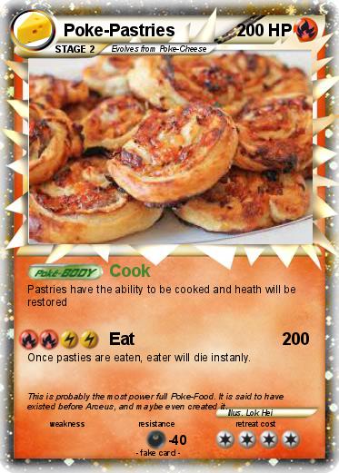 Pokémon Poke Pastries - Cook - My Pokemon Card