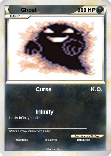 Pokémon Ghost 1838 1838 - Curse K.O. - My Pokemon Card