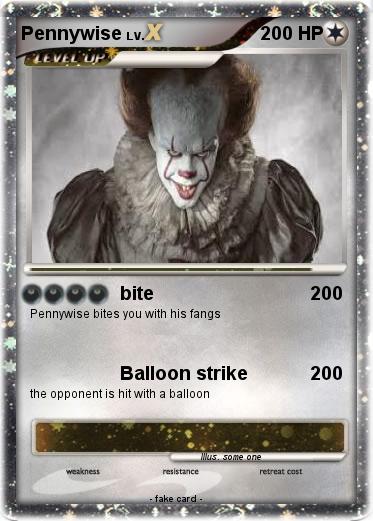 Pokémon Pennywise 123 123 - bite - My Pokemon Card