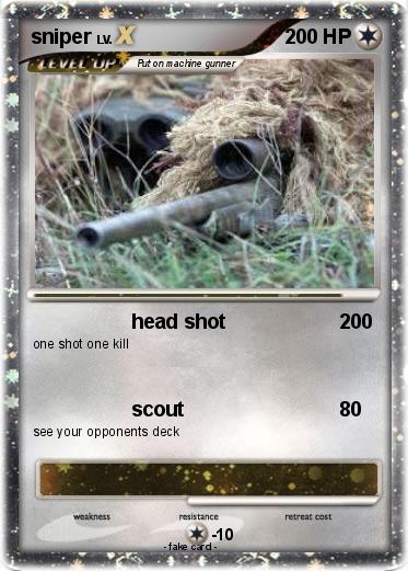 Pokémon sniper 904 904 - head shot - My Pokemon Card