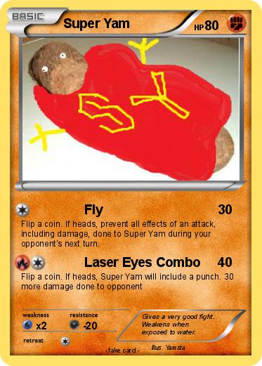 Pokémon Super Yam 1 1 - Fly - My Pokemon Card