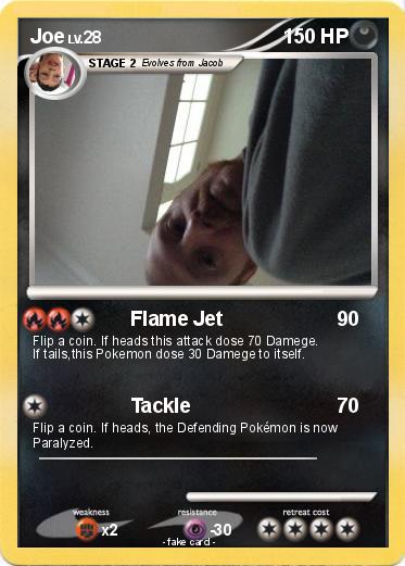Pokémon Joe 604 604 - Flame Jet - My Pokemon Card