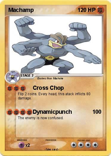 Pokémon Machamp 338 338 - Cross Chop - My Pokemon Card