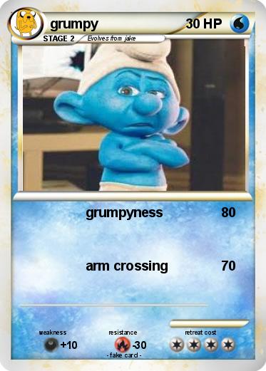Pokémon grumpy 17 17 - grumpyness - My Pokemon Card
