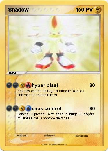 Pokémon Shadow 1871 1871 - hyper blast - Ma carte Pokémon