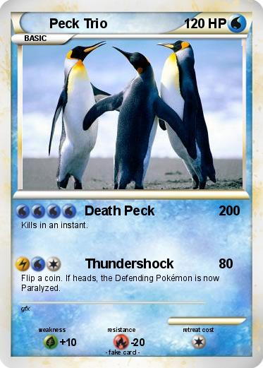 Pokémon Peck Trio - Death Peck - My Pokemon Card