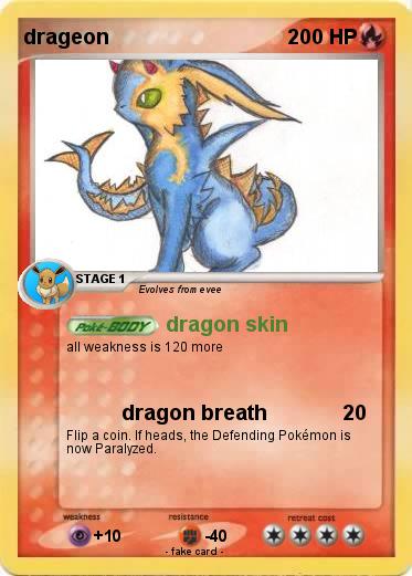 Pokémon drageon 86 86 - dragon skin - My Pokemon Card
