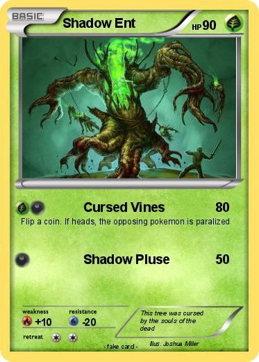 Pokémon Shadow Ent - Cursed Vines - My Pokemon Card