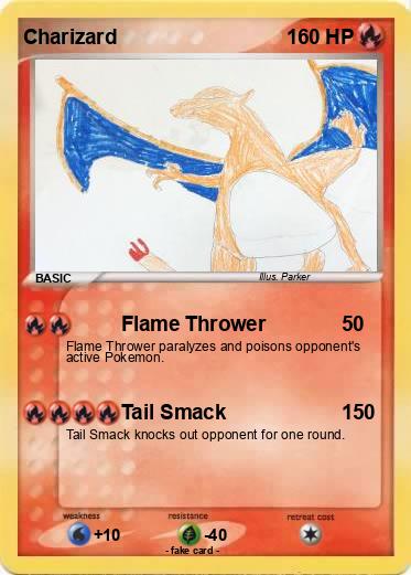 Pokémon Charizard 11569 11569 - Flame Thrower - My Pokemon Card