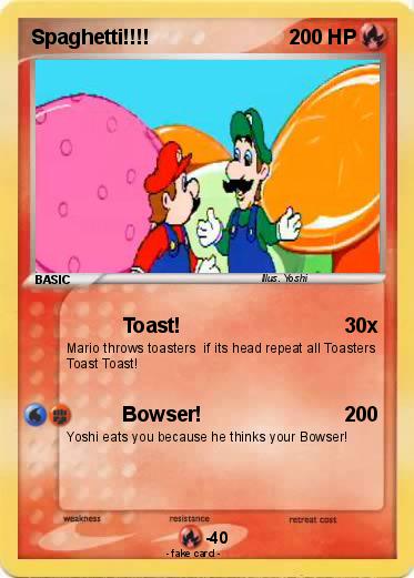 Pokémon Spaghetti 53 53 - Toast! - My Pokemon Card