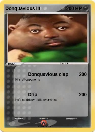 Pokémon Donquavious lll - Donquavious clap - My Pokemon Card