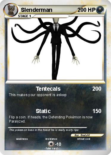 Pokémon Slenderman 688 688 - Tentecals - My Pokemon Card