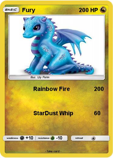 Pokémon Fury 134 134 - Rainbow Fire - My Pokemon Card