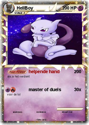 Pokémon HellBoy 51 51 - helpende hand - My Pokemon Card