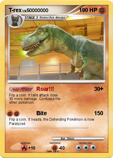 Pokémon T rex 917 917 - Roar!!! - My Pokemon Card