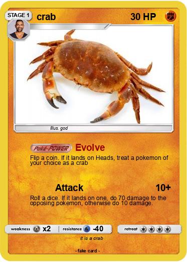 Pokémon crab 158 158 - Evolve - My Pokemon Card