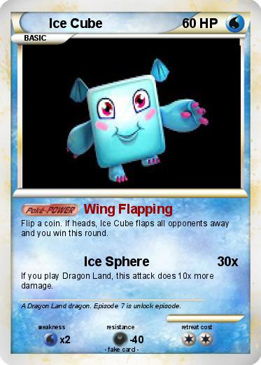 Pokémon Ice Cube 68 68 - Wing Flapping - My Pokemon Card