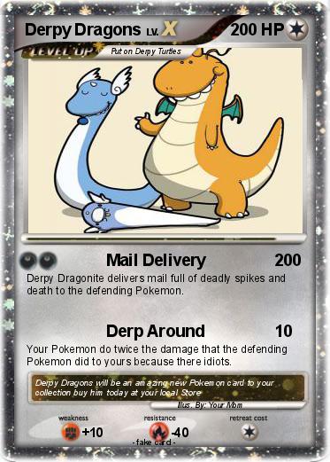 Pokémon Derpy Dragons - Mail Delivery - My Pokemon Card