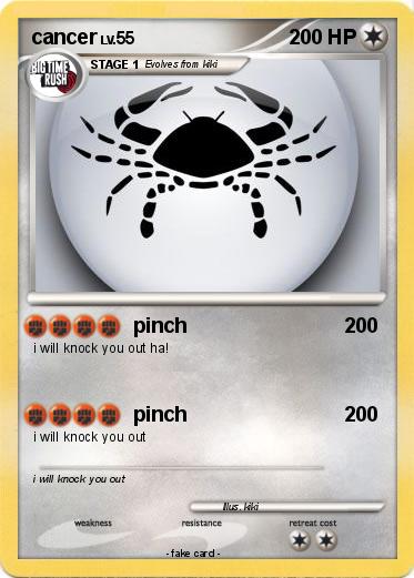 Pokémon cancer 20 20 - pinch - My Pokemon Card