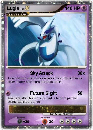 Pokémon Lugia 5872 5872 - Sky Attack - My Pokemon Card