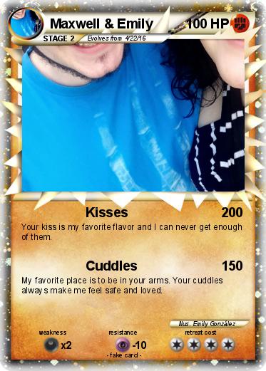 Pokémon Maxwell Emily - Kisses - My Pokemon Card