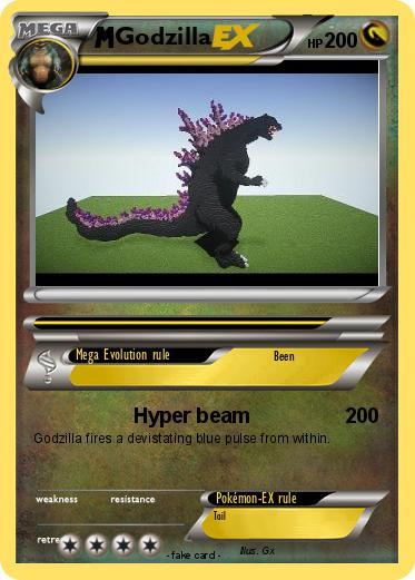 Pokémon Godzilla 3552 3552 - Hyper beam - My Pokemon Card