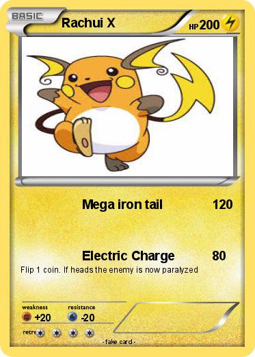 Pokémon Rachui X - Mega iron tail - My Pokemon Card
