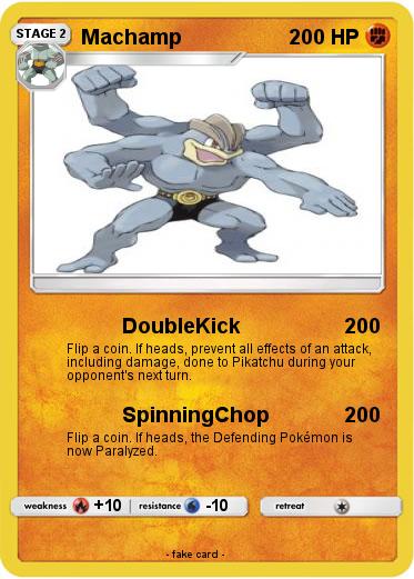 Pokémon Machamp 553 553 - DoubleKick - My Pokemon Card