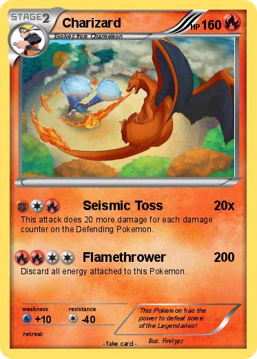 Pokémon Charizard 4503 4503 - Seismic Toss - My Pokemon Card
