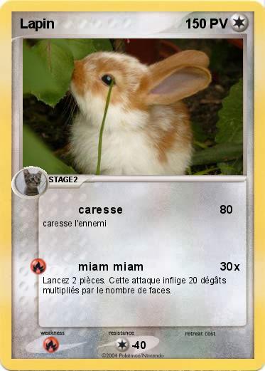 Pokémon Lapin 566 566 - caresse - Ma carte Pokémon