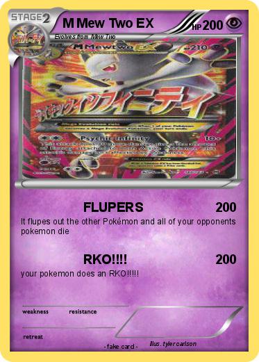Pokémon M Mew Two EX 3 3 - FLUPERS - My Pokemon Card