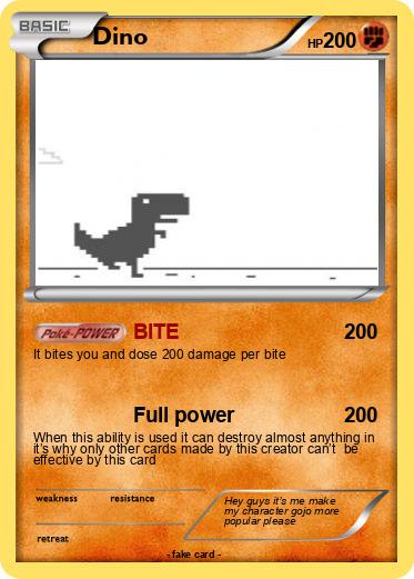 Pokémon Dino 1112 1112 - BITE - My Pokemon Card