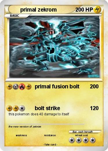 Pokémon primal zekrom - primal fusion bolt - My Pokemon Card