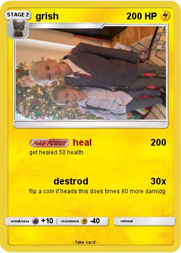 Pokémon grish - heal - My Pokemon Card