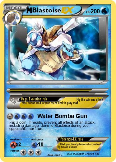 Pokémon Blastoise 2417 2417 - Water Bomba Gun - My Pokemon Card