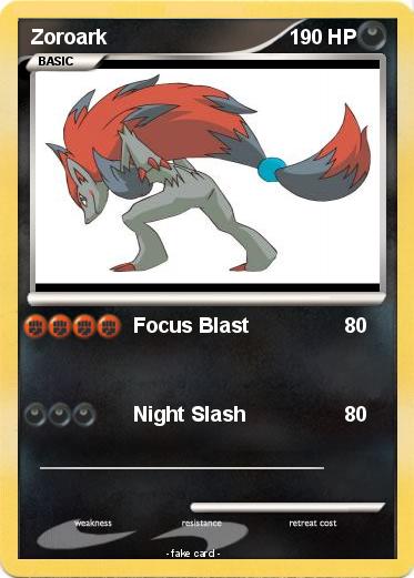 Pokémon Zoroark 975 975 - Focus Blast - My Pokemon Card