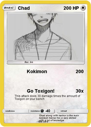 Pokémon Chad 142 142 - Kokimon - My Pokemon Card
