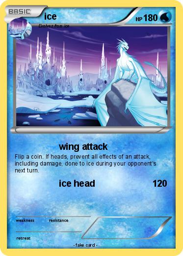 Pokémon ice 2884 2884 - wing attack - My Pokemon Card