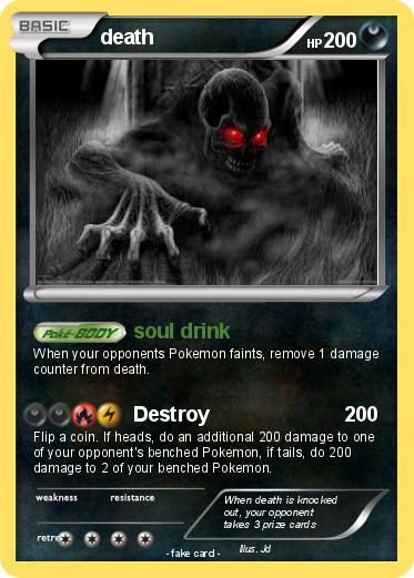 Pokémon death 3860 3860 - soul drink - My Pokemon Card