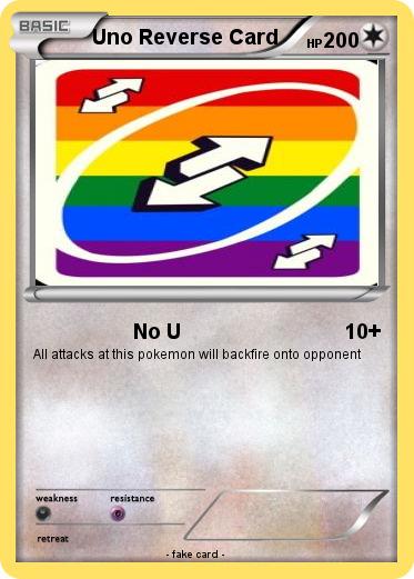 Pokémon Uno Reverse Card 23 23 - No U - My Pokemon Card