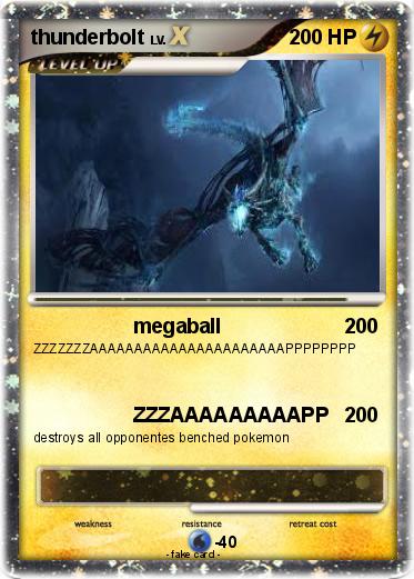 Pokémon thunderbolt 61 61 - megaball - My Pokemon Card